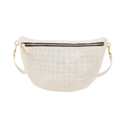 Grande Fanny - Cream Perforated | ERIN & CO